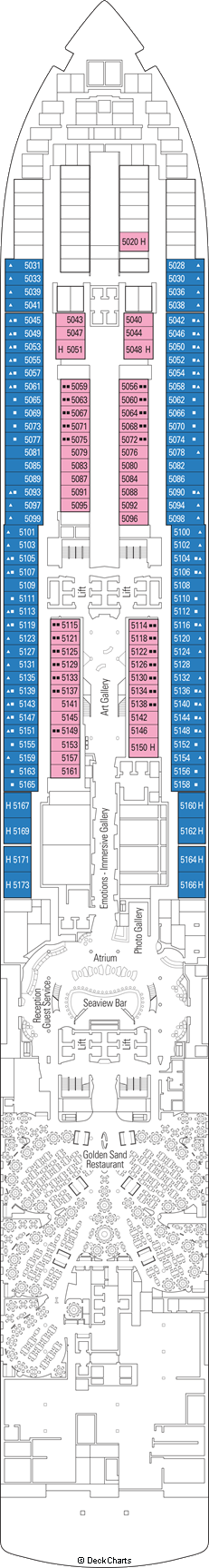 MSC Seaview Deck Plans on Cruise Critic