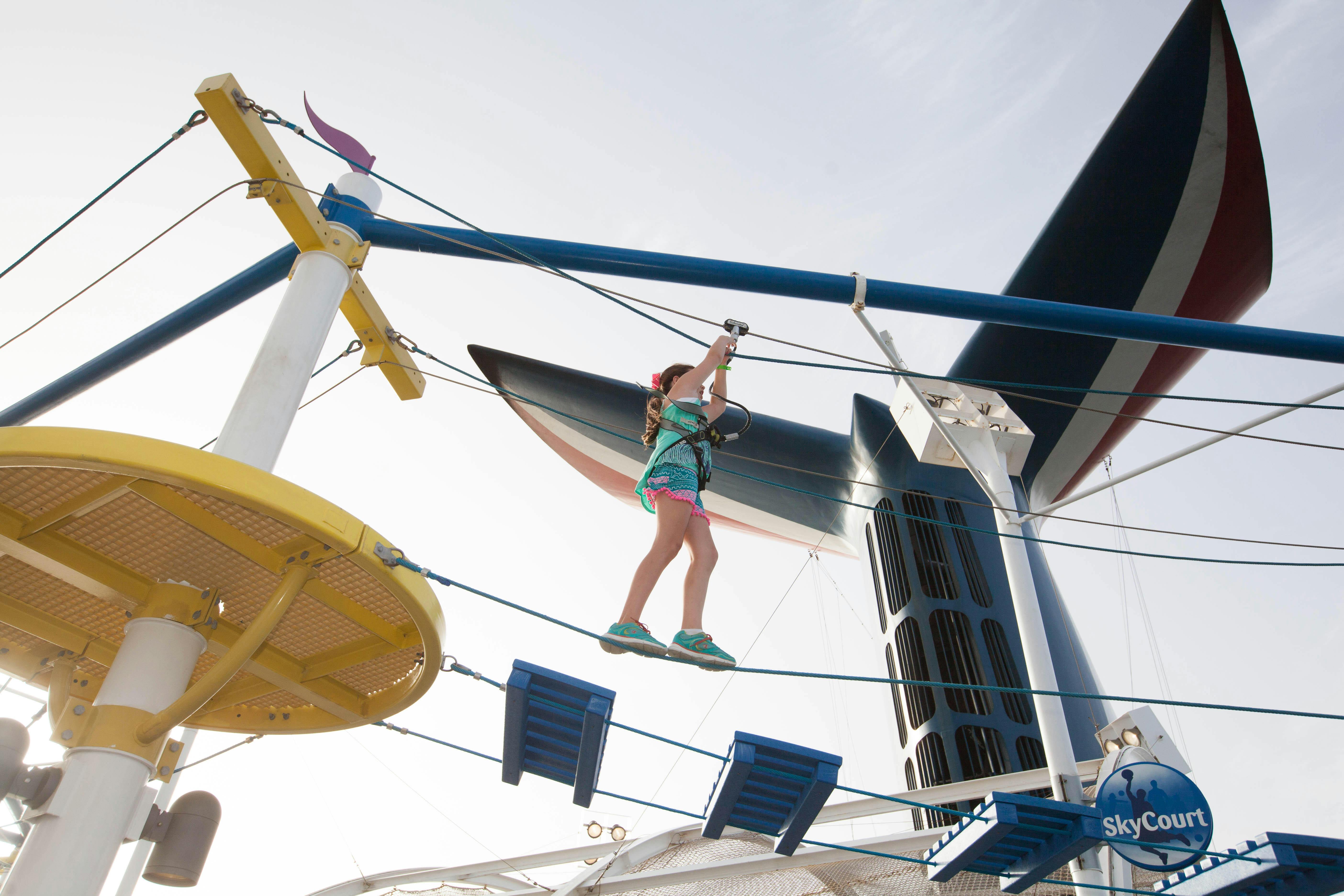 SkyCourse on Carnival Cruise Line