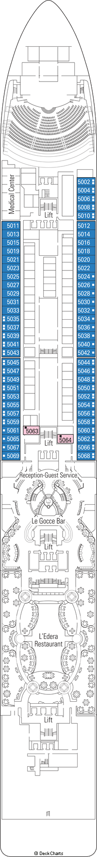 MSC Magnifica Deck Plans on Cruise Critic