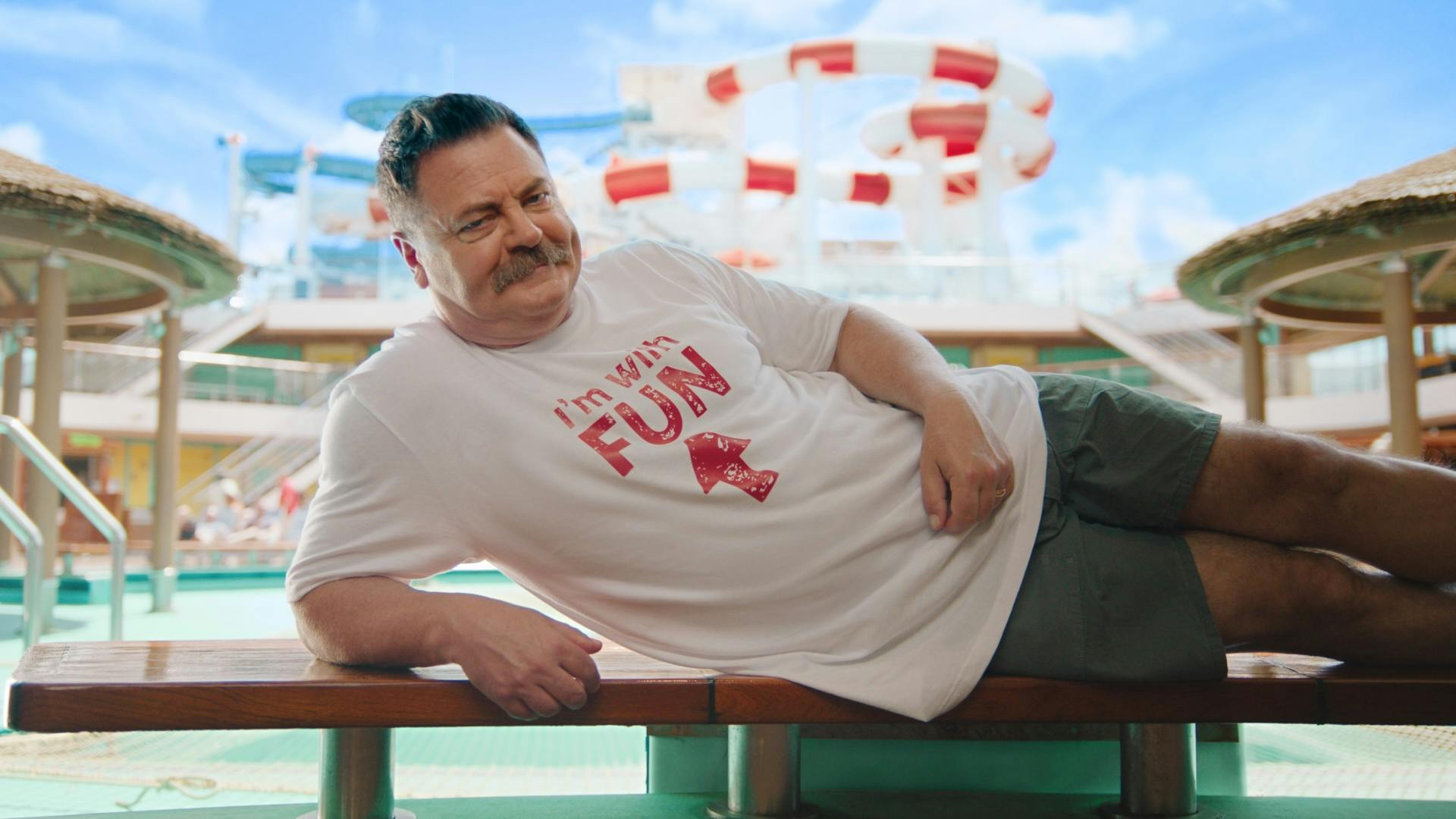 Nick Offerman Stars in Carnival Ad Campaign