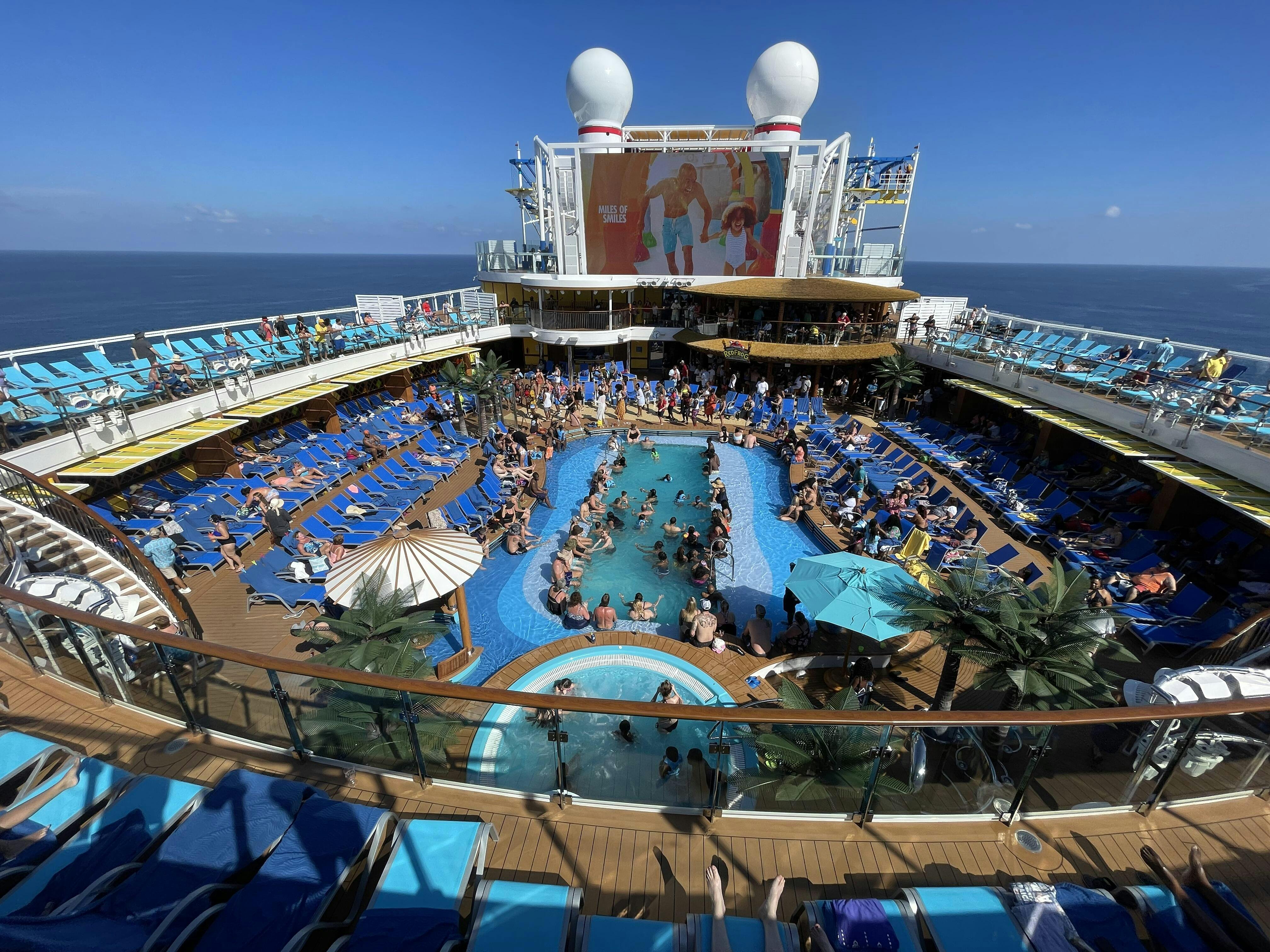 Zones on New Ship Carnival Celebration