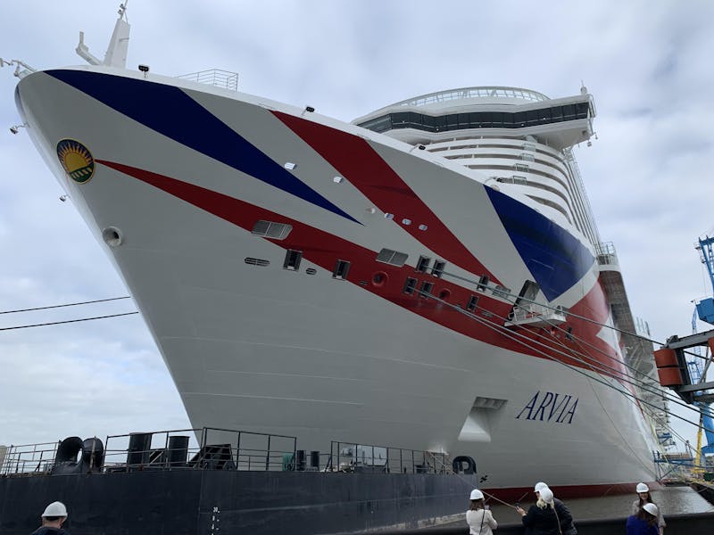 First pictures of P&O Cruises Arvia