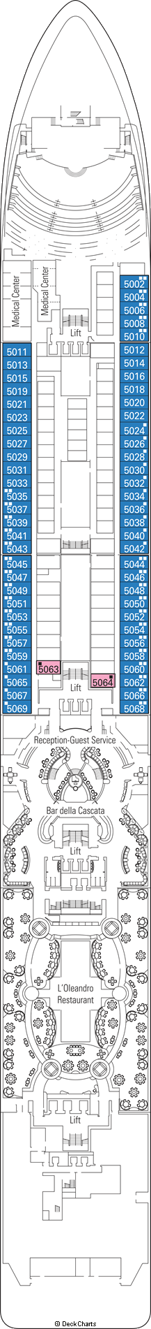 MSC Musica Deck Plans on Cruise Critic