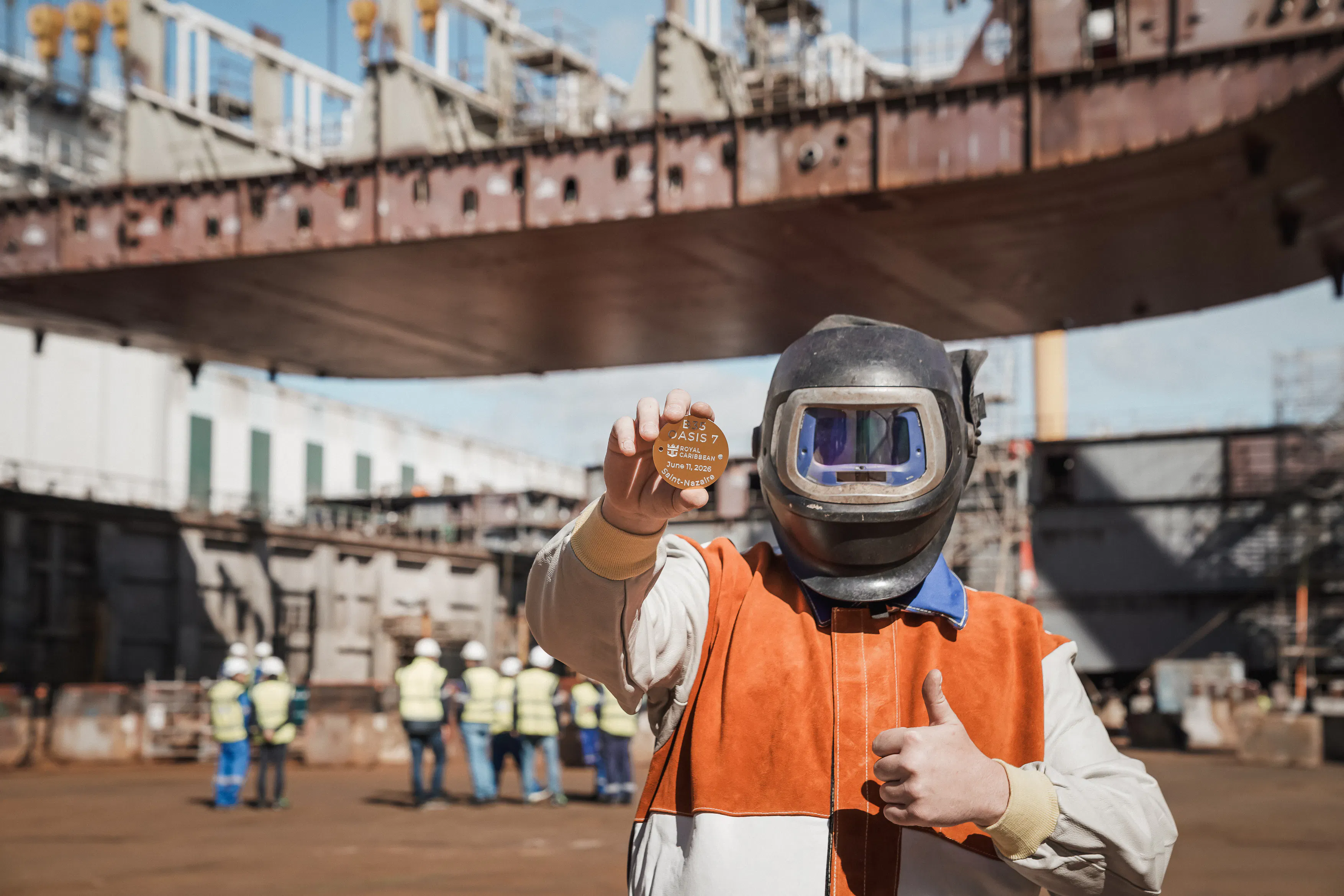Royal Caribbean Lays Keel for Its 7th Oasis Class Ship