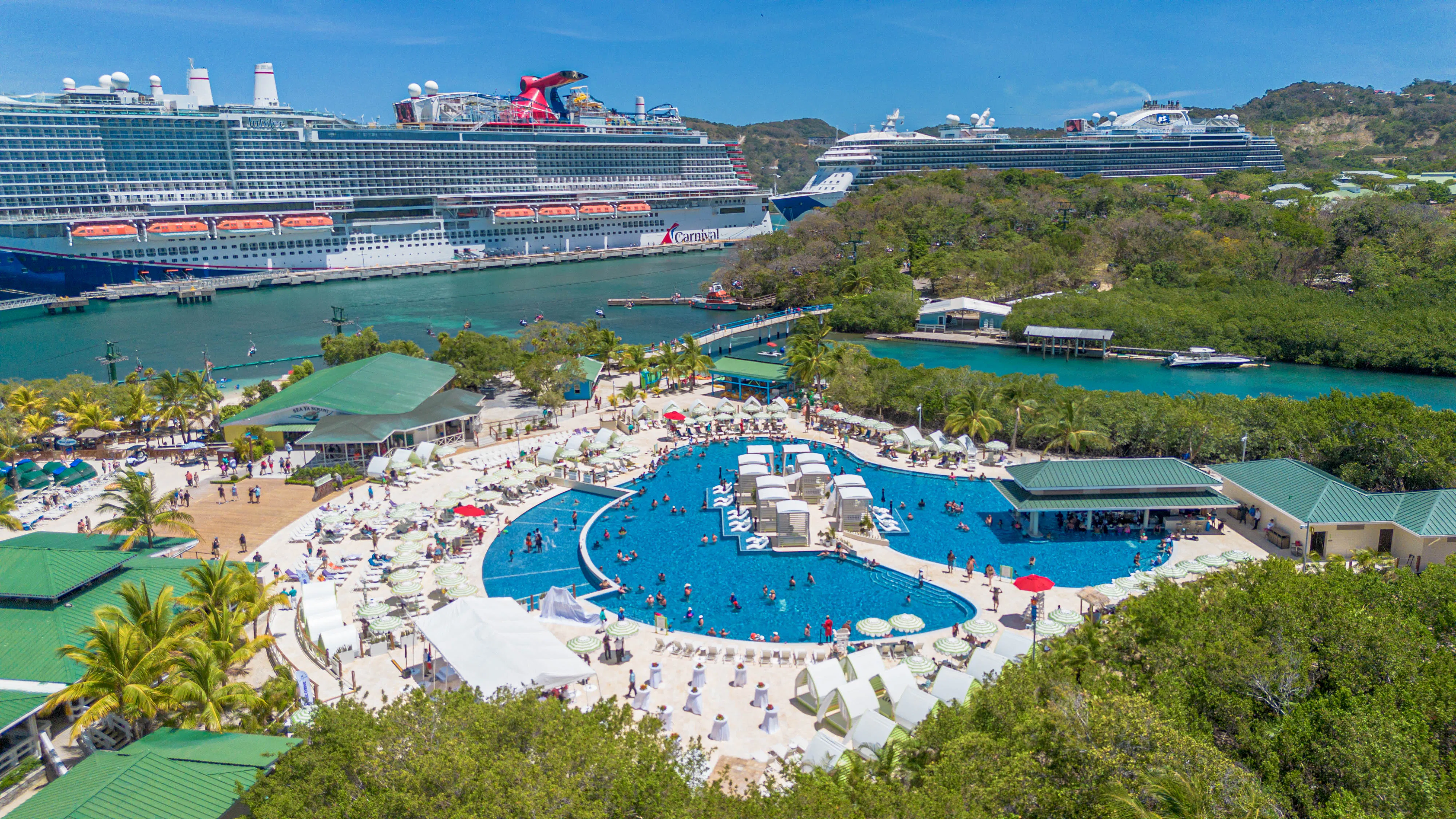Carnival Unveils Isla Tropicale Pool Area