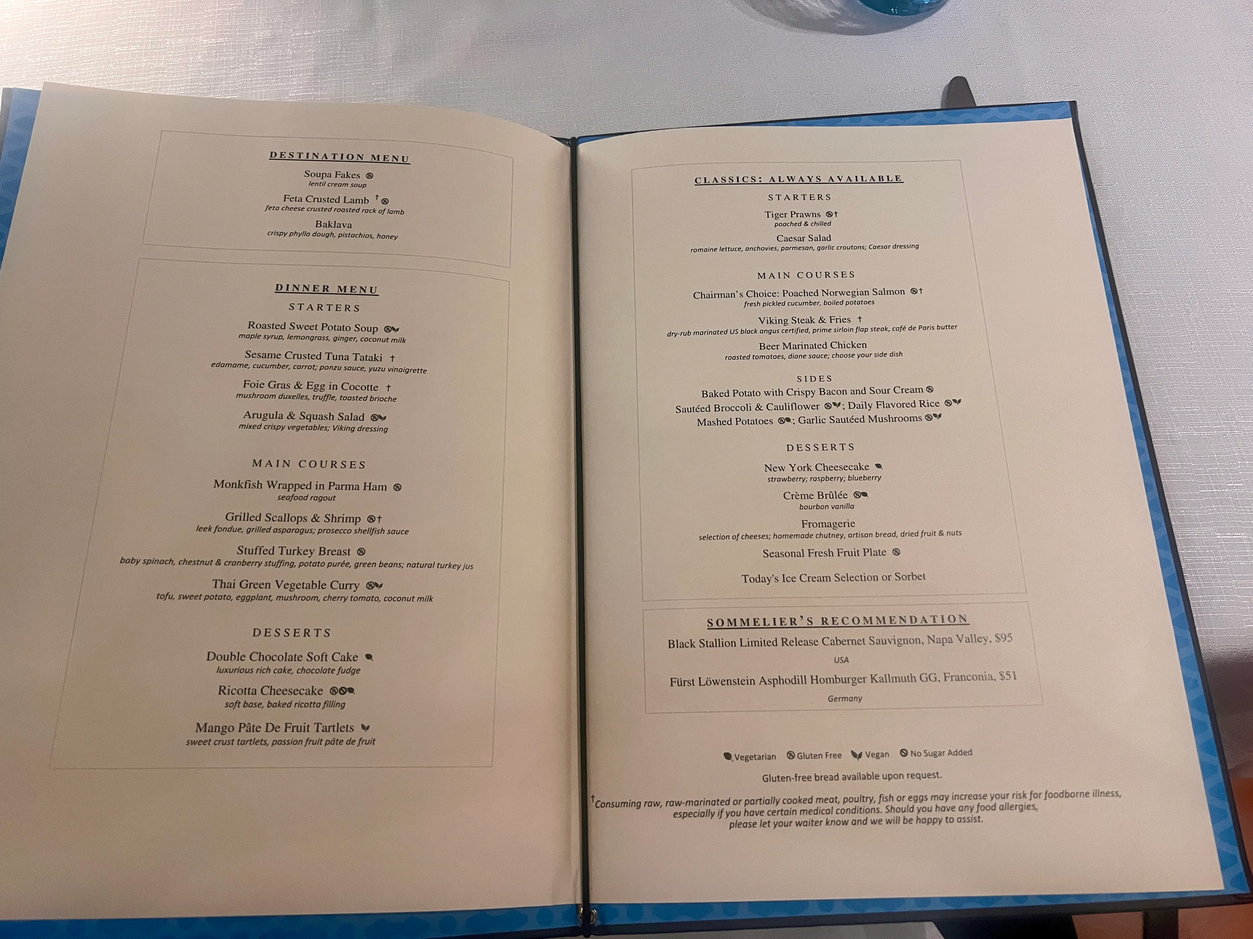 Viking Vesta Dining & Food | Editor's Review