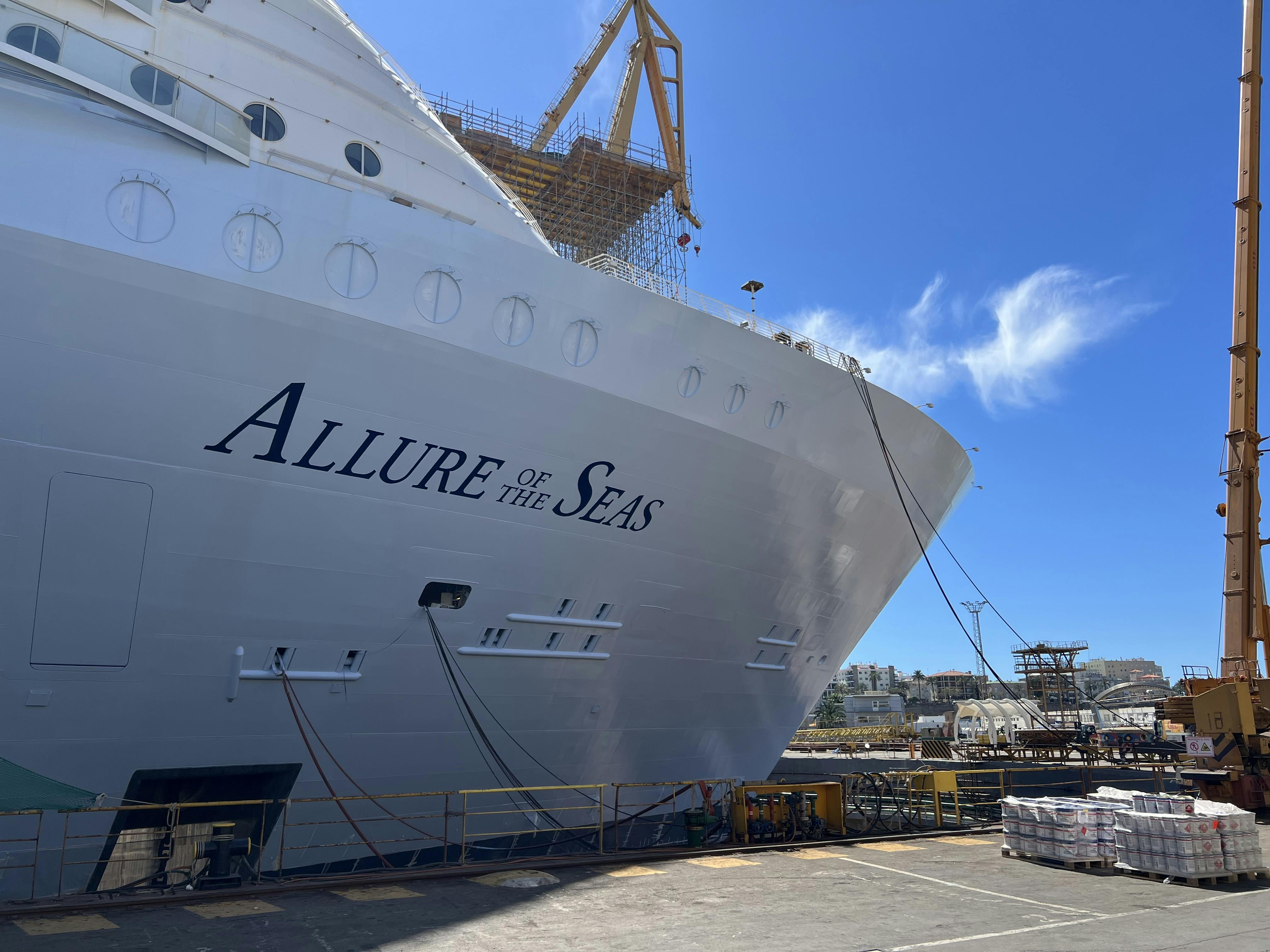 First look at Allure of the Seas Refurbishment