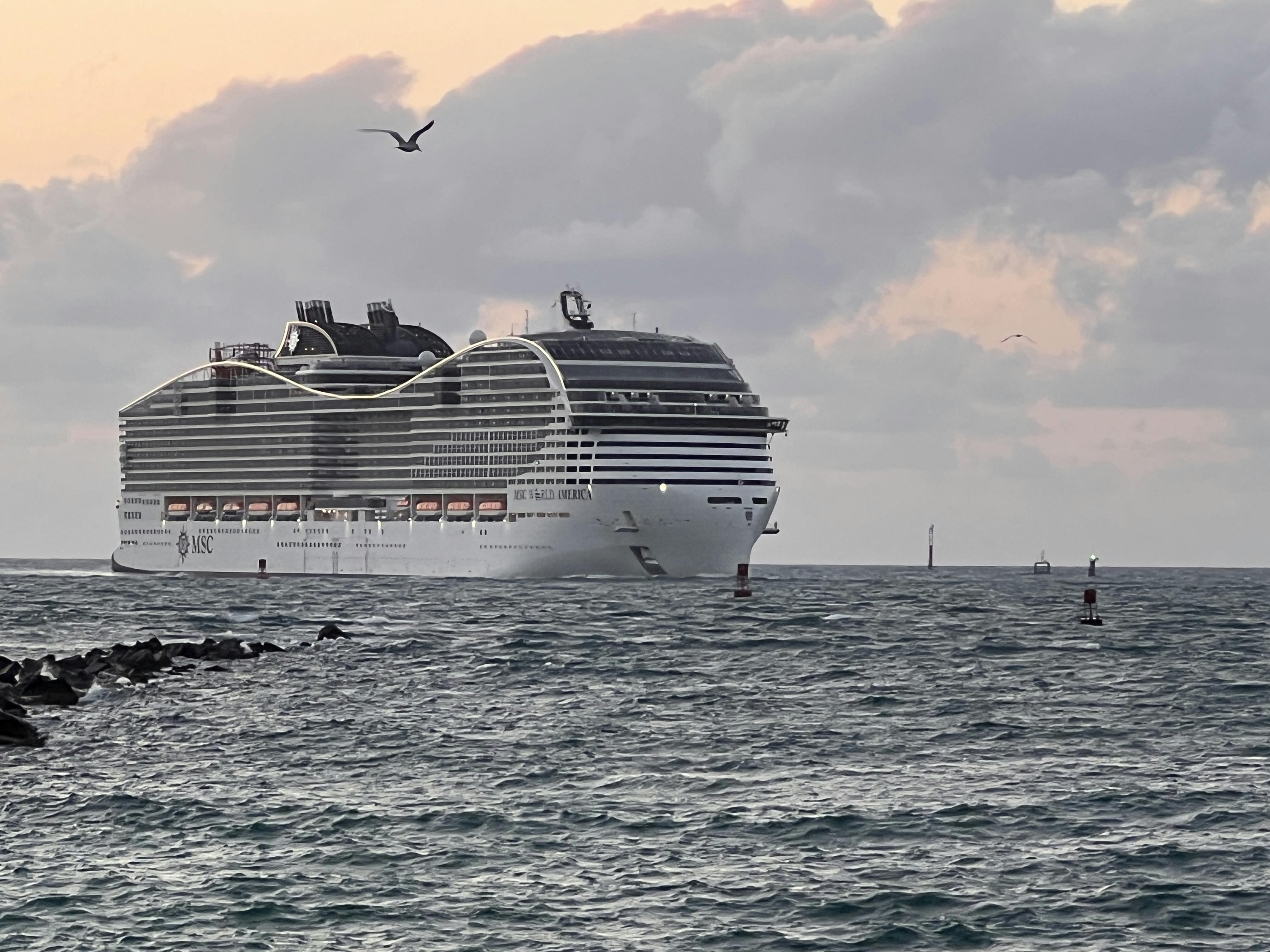 MSC World America Arrives in Miami for the First Time