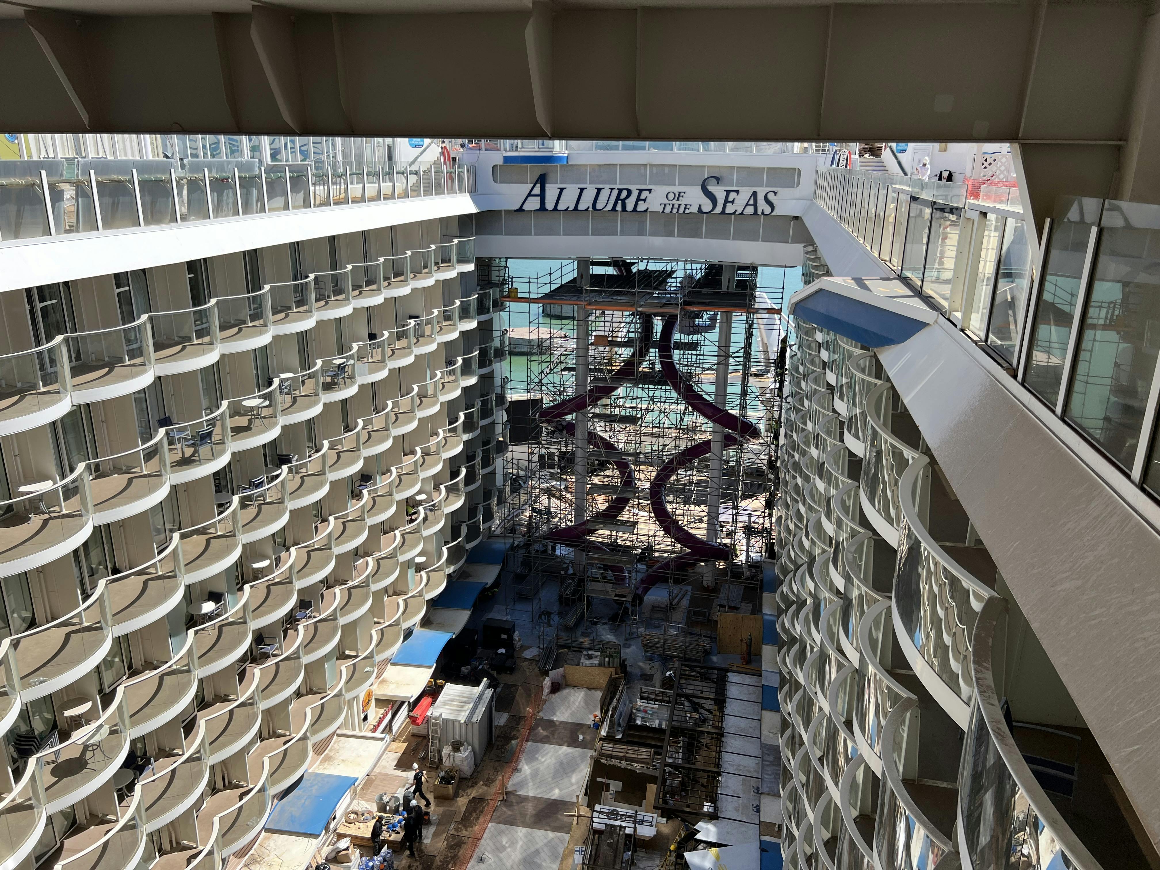 First look at Allure of the Seas Refurbishment