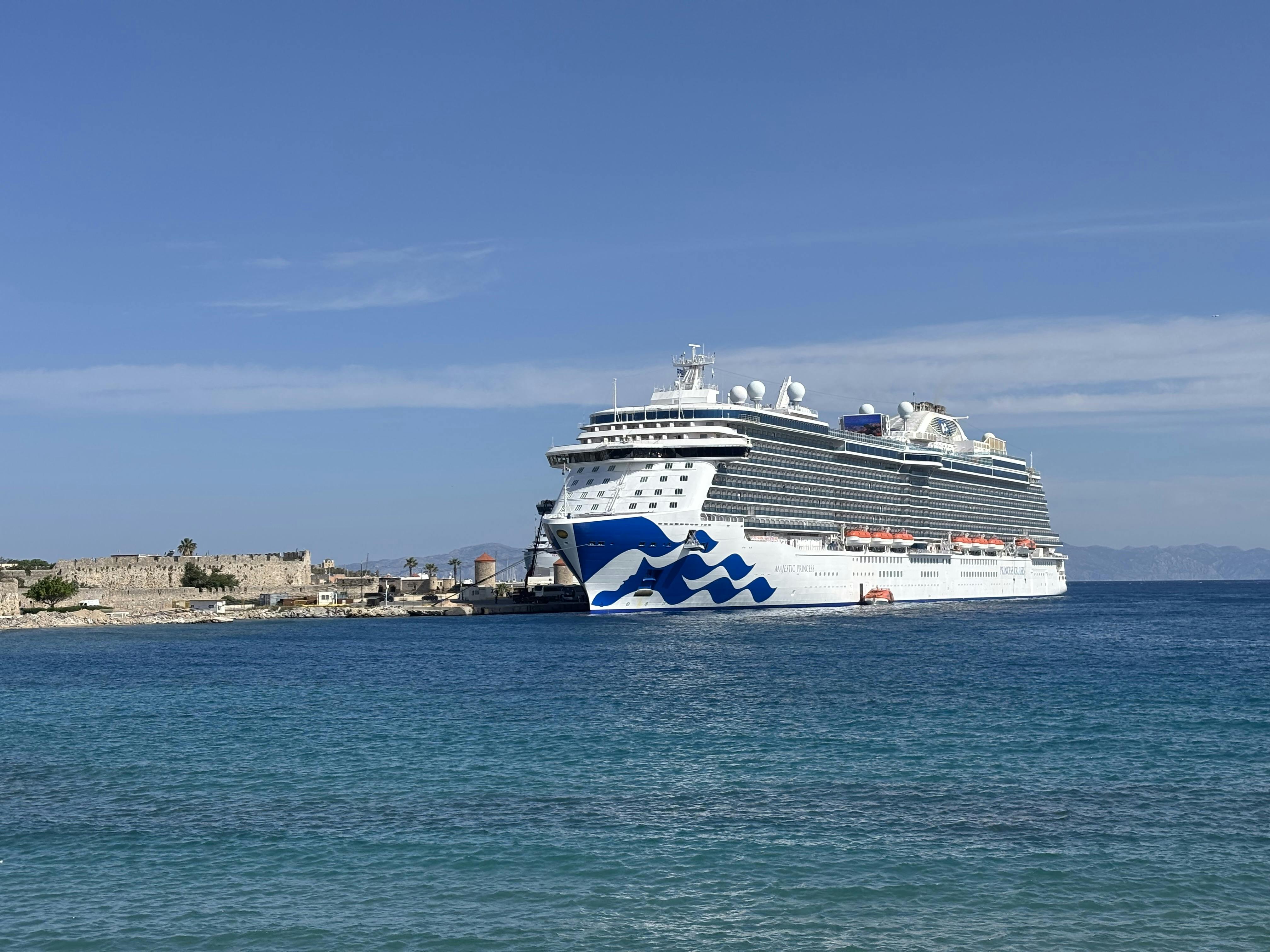 First Look at Majestic Princess Post Dry Dock Ahead of its Arrival in ...