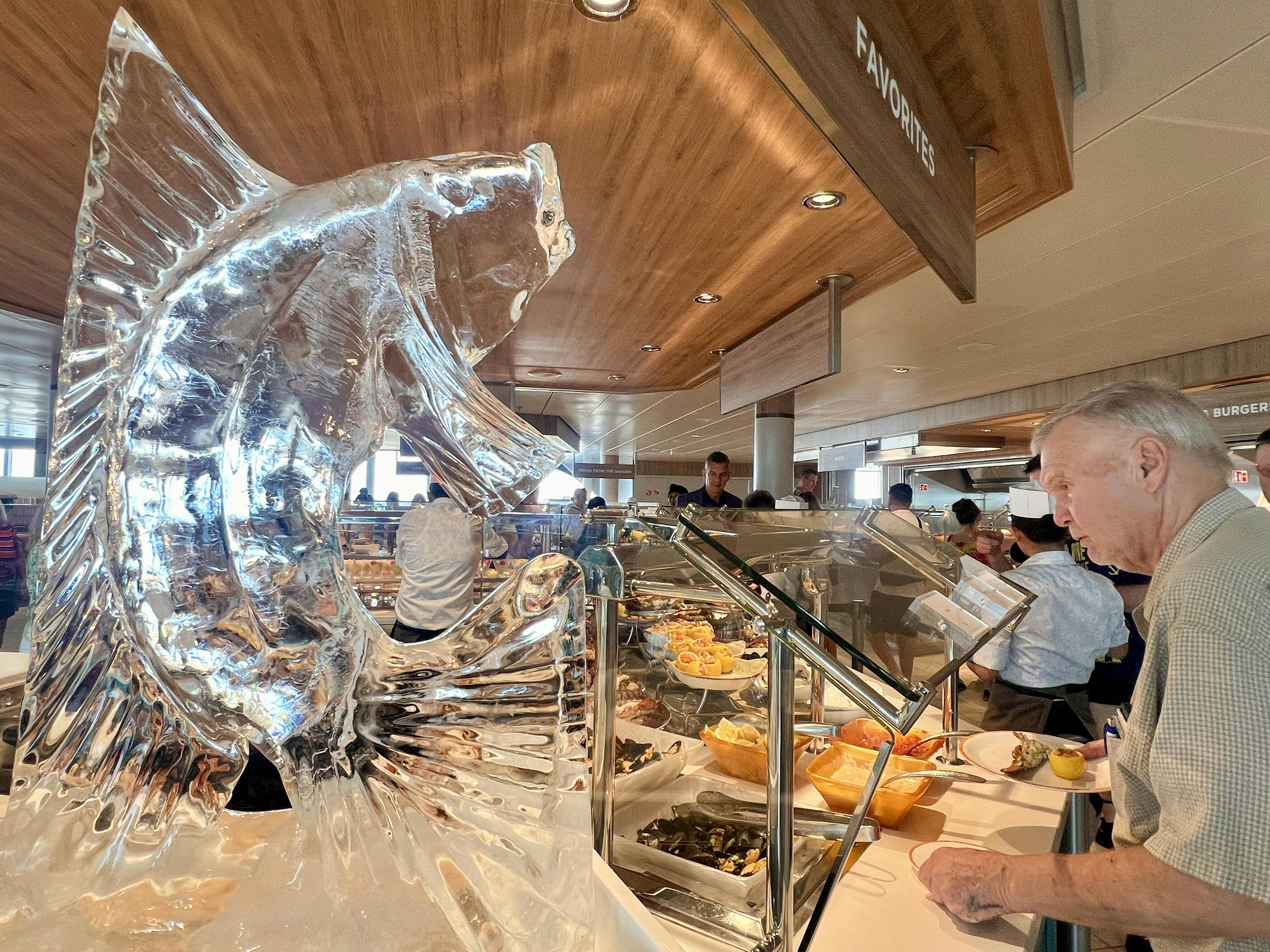 Lobster Buffet on Embarkation Day on Utopia of the Seas