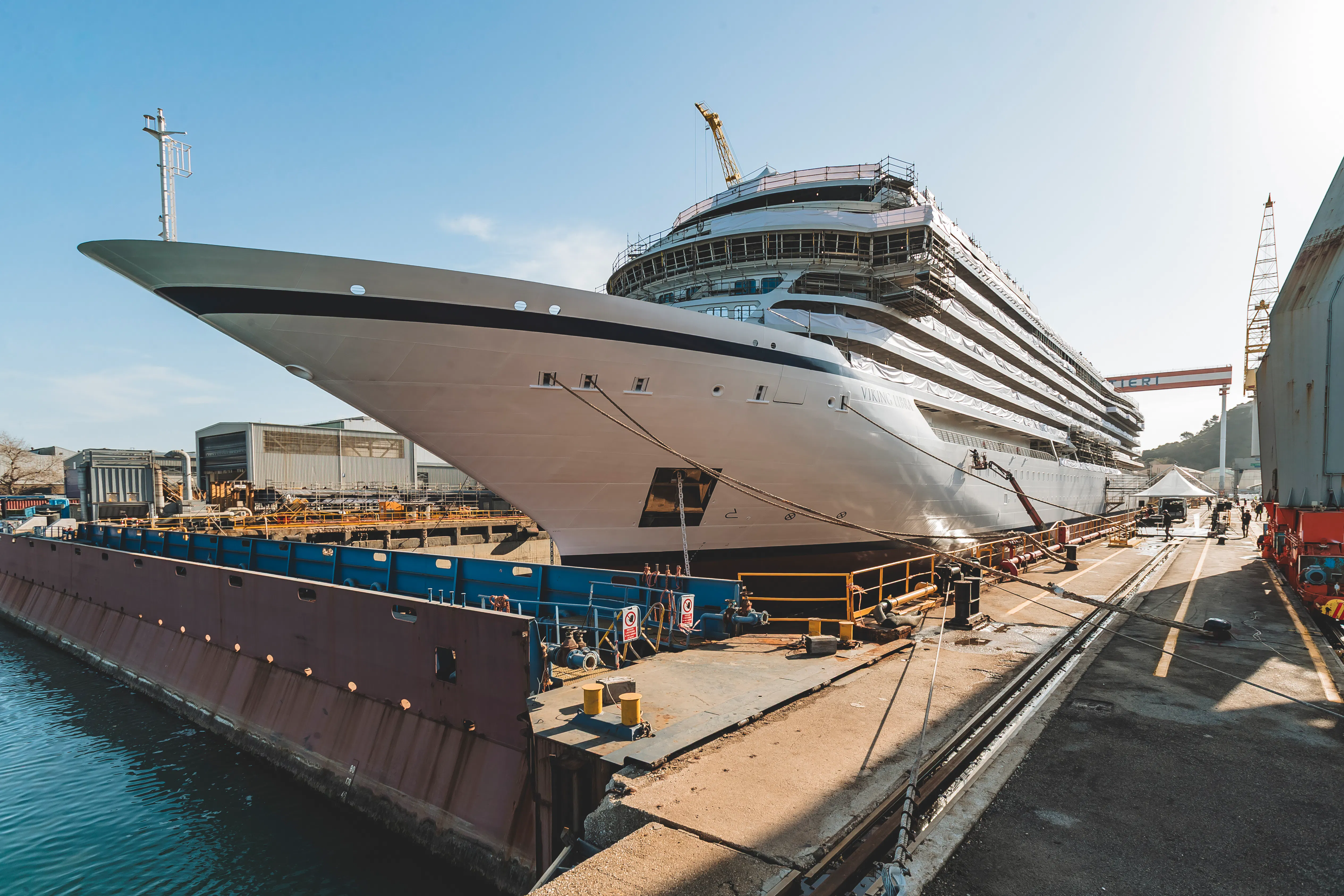 Viking Floats Out 1st Hydrogen-Powered Cruise Ship