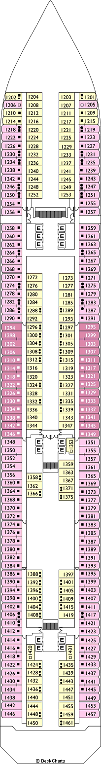 Costa Pacifica Deck Plans on Cruise Critic