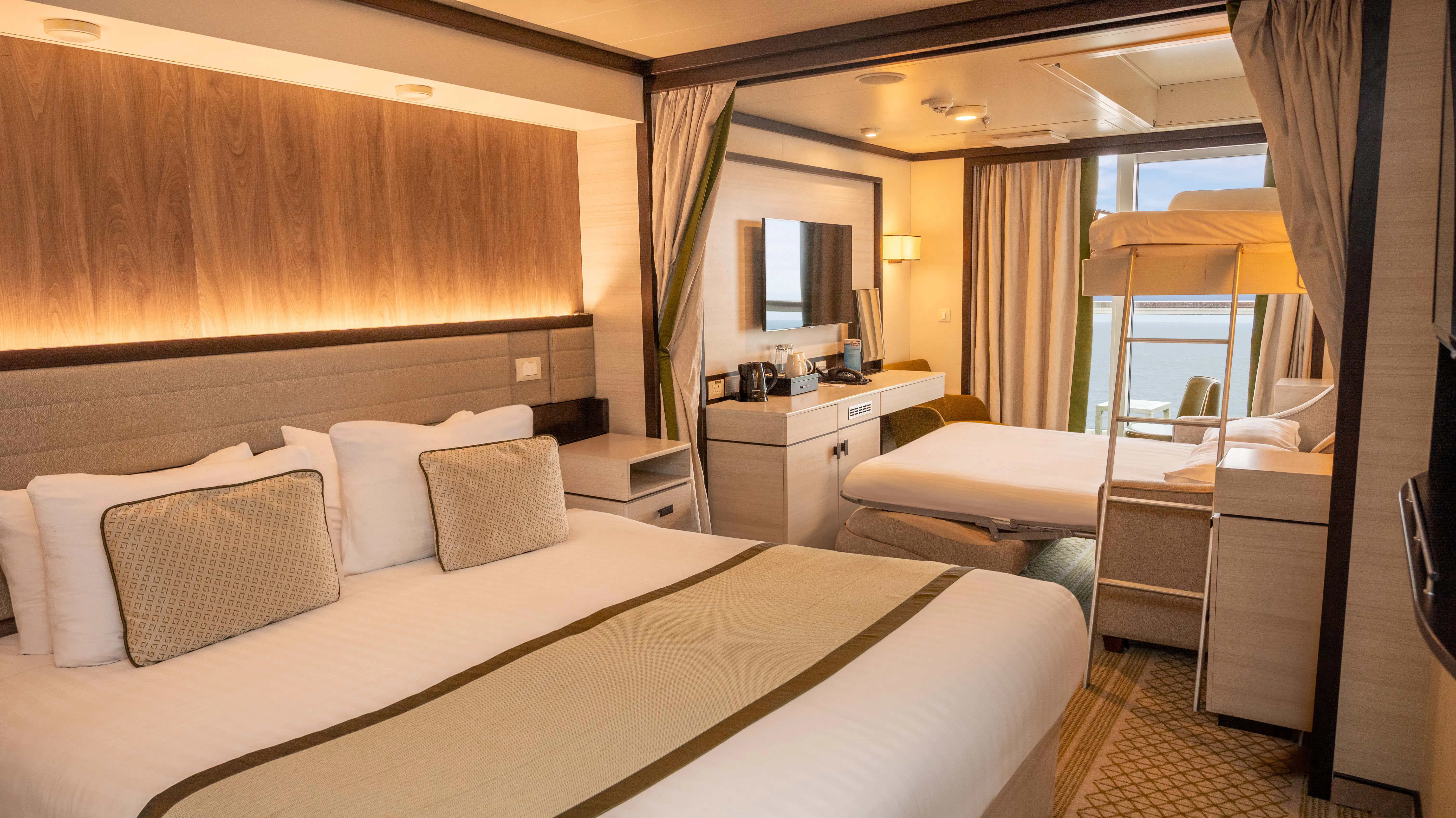 P&O Cruises to Introduce 5-berth Cabins for Families on Select Ships