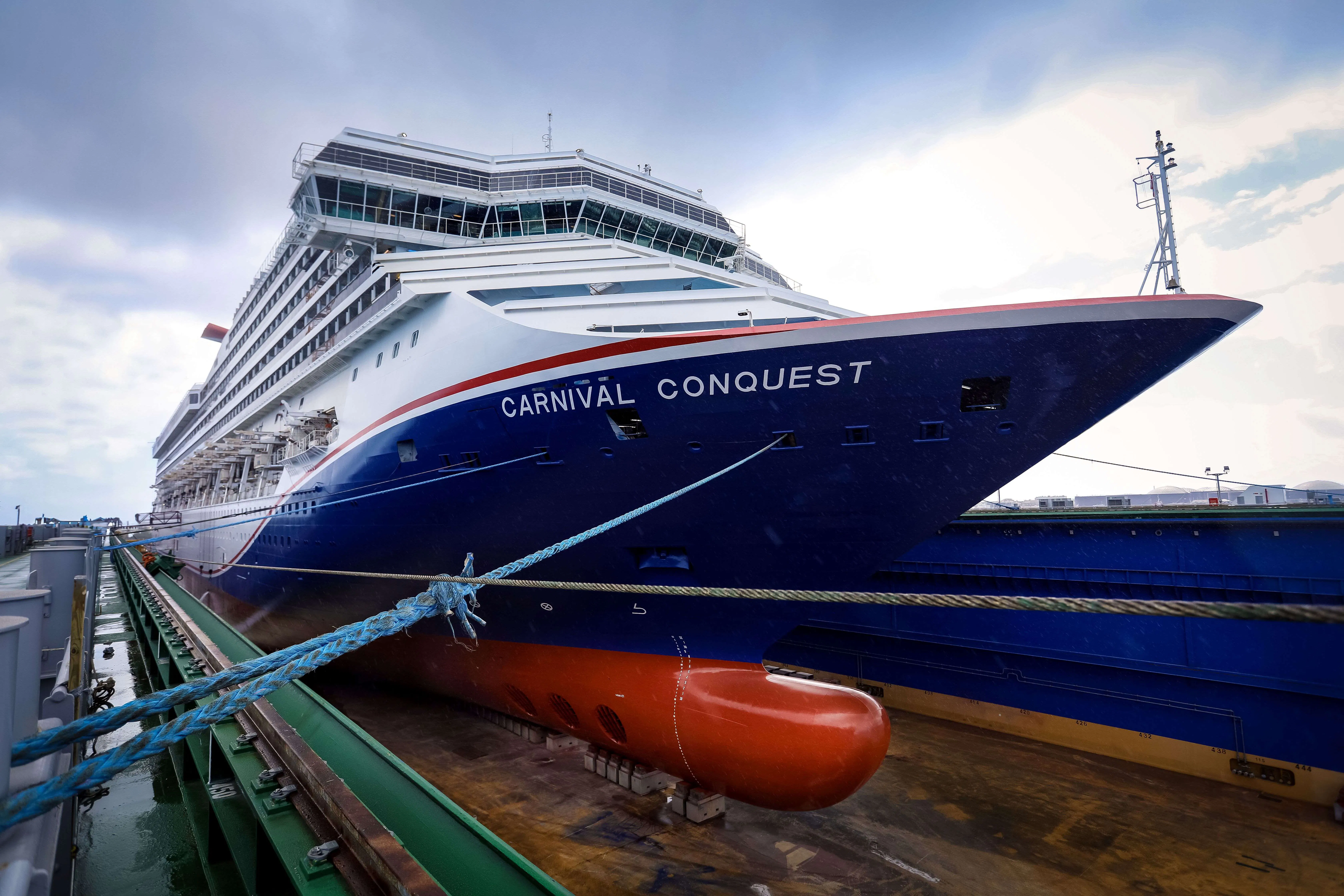 Carnival Conquest Returns from Dry Dock