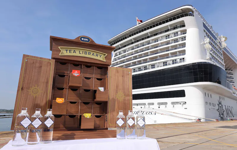 MSC Cruises trials tea library and British tap water on MSC Virtuosa ...