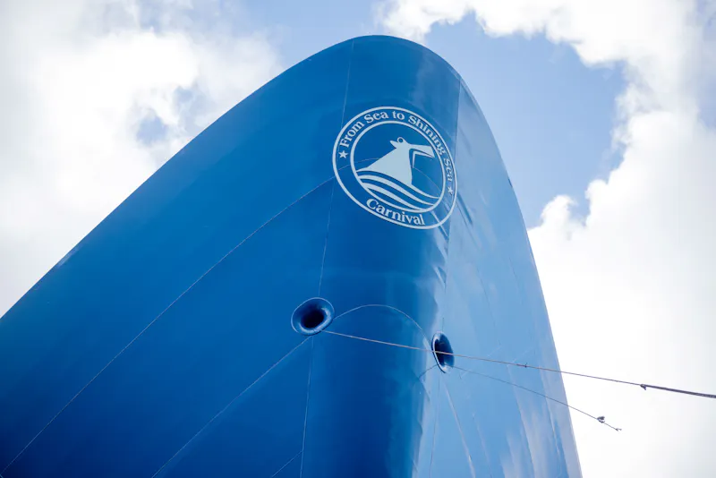 Carnival Legend Debuts New Bow Crest