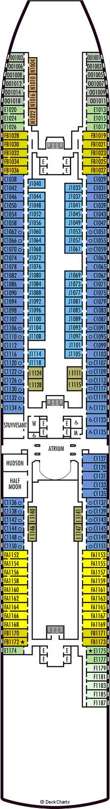Holland America Nieuw Statendam Deck Plans on Cruise Critic