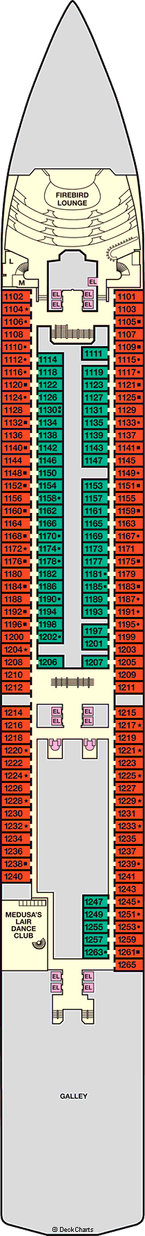 Carnival Legend Deck Plans on Cruise Critic