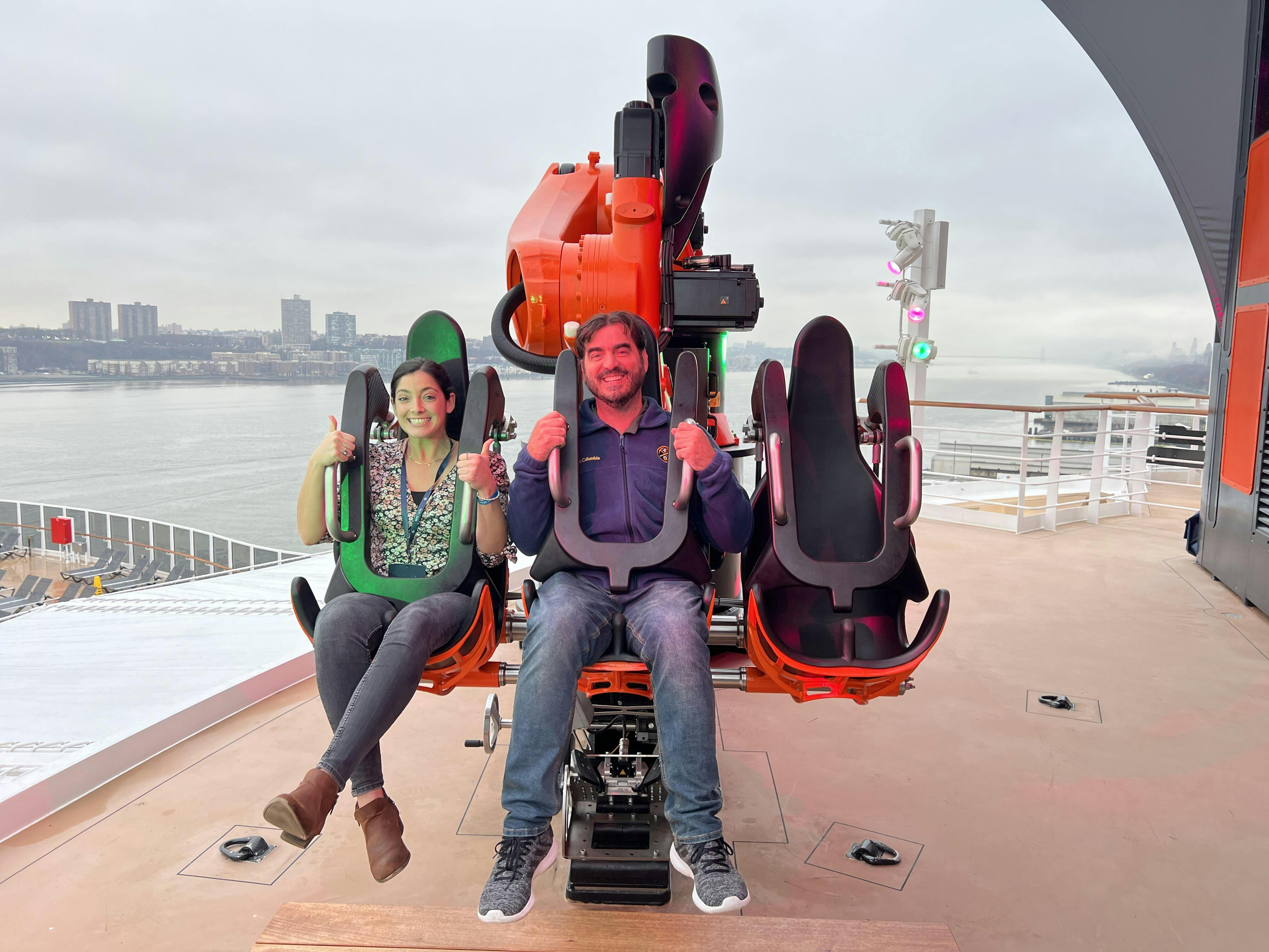 MSC Seascape's Newest Thrill Ride, Robotron