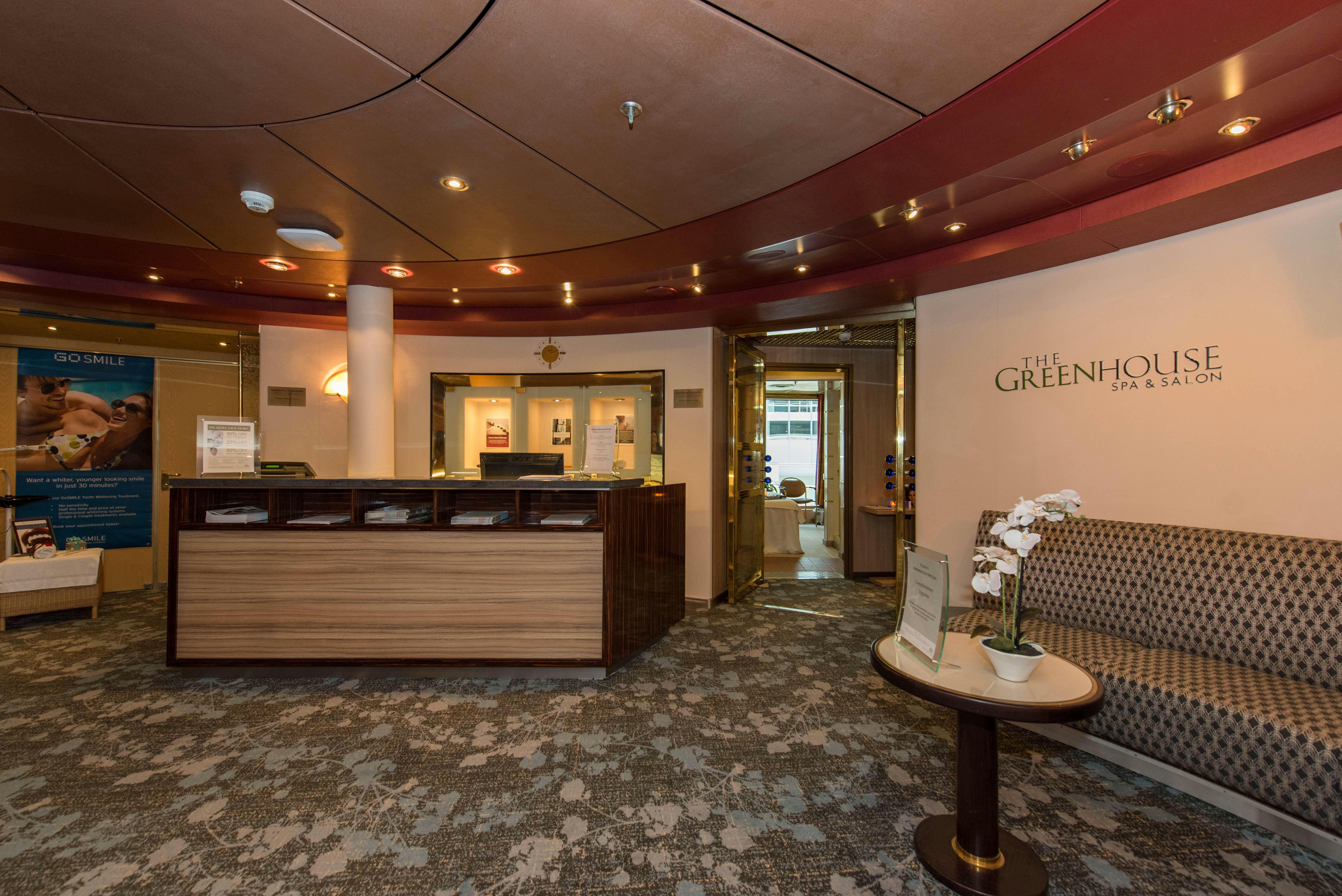 Greenhouse Spa on Holland America