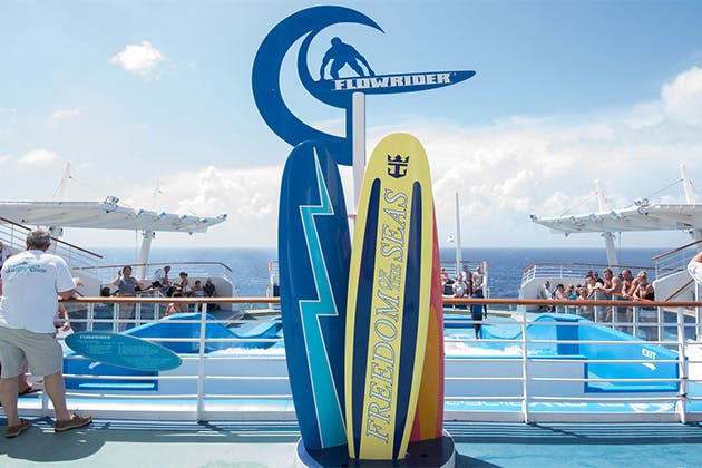 Surfing on a Cruise Ship: We Try the FlowRider on Royal Caribbean