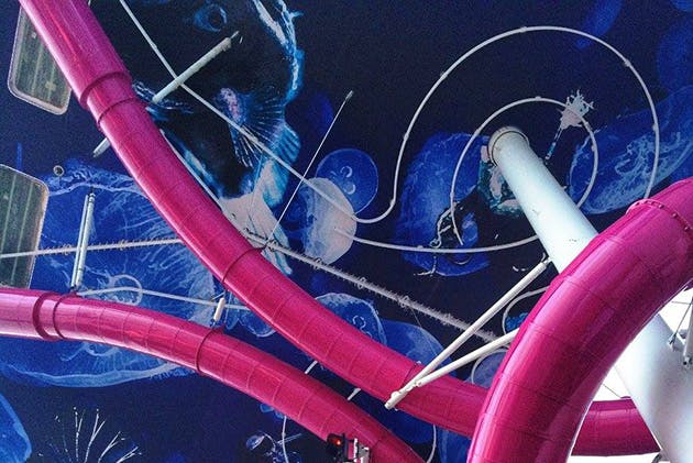 What is the Ultimate Abyss Slide on Royal Caribbean Cruises?