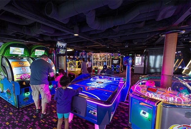 Cruise Ship Video Games and Arcades