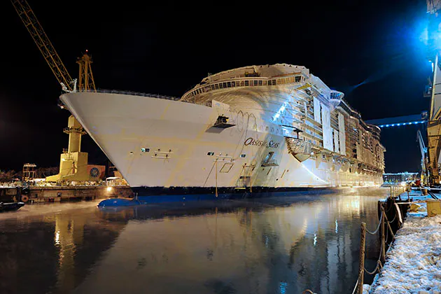 What is a Cruise Ship Float Out Ceremony?