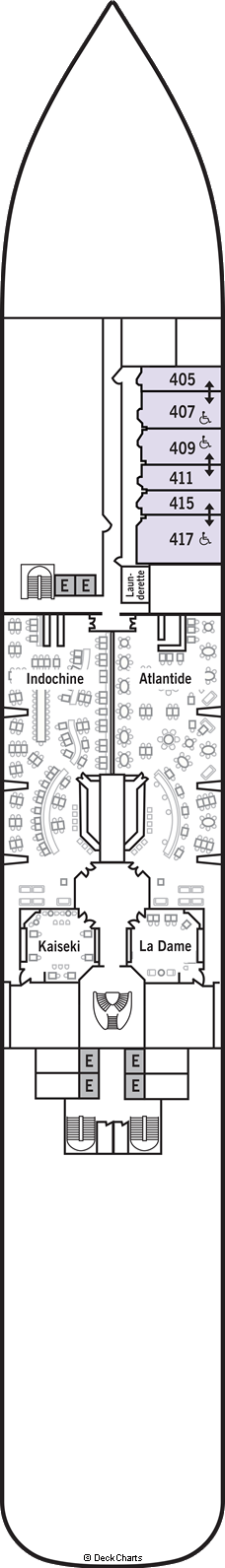 Silversea Silver Muse Deck Plans: Ship Layout, Staterooms & Map ...