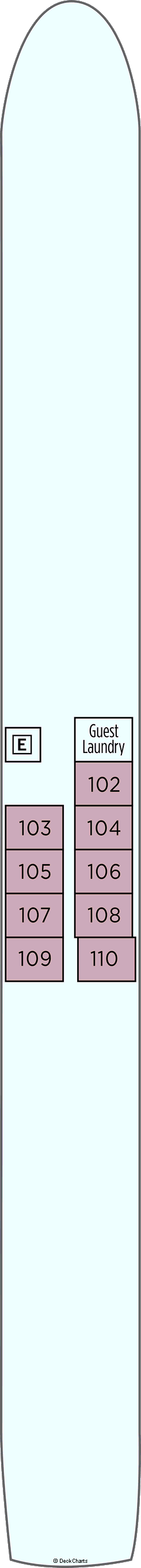 Uniworld River Countess Deck Plans: Ship Layout, Staterooms & Map ...