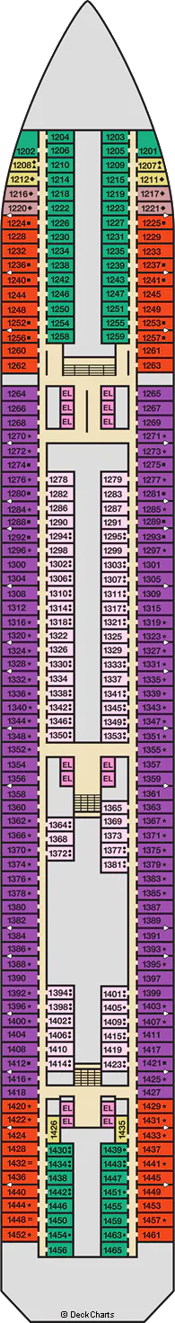 Carnival Valor Deck Plans