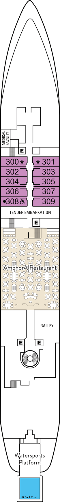 Windstar Star Legend Deck Plans: Ship Layout, Staterooms & Map - Cruise ...