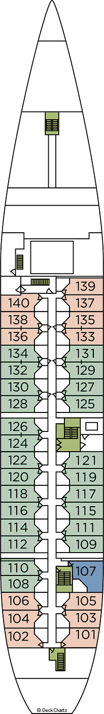 Windstar Wind Spirit Deck Plans: Ship Layout, Staterooms & Map - Cruise ...