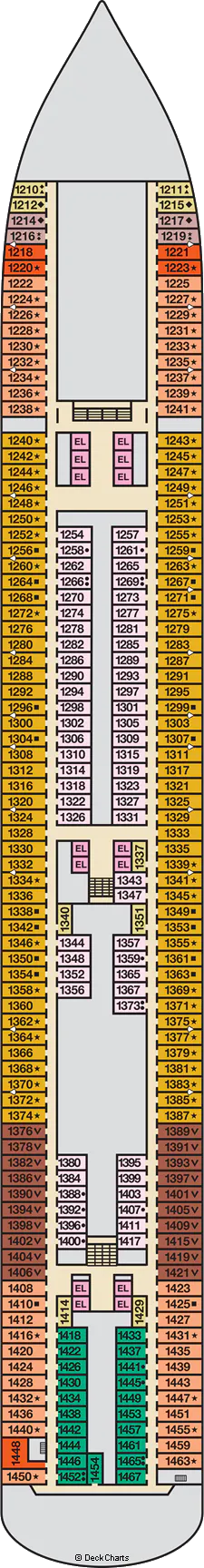 Carnival Magic Deck Plans