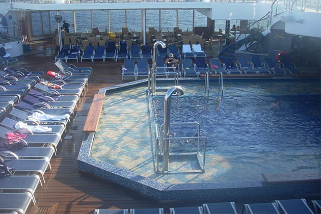 Pictures of Cruise Ship Deck Chair Hogs Behaving Badly