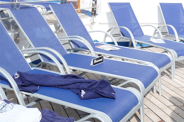 Pictures of Cruise Ship Deck Chair Hogs Behaving Badly