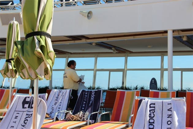 Pictures of Cruise Ship Deck Chair Hogs Behaving Badly