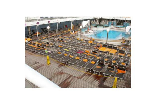 Pictures of Cruise Ship Deck Chair Hogs Behaving Badly