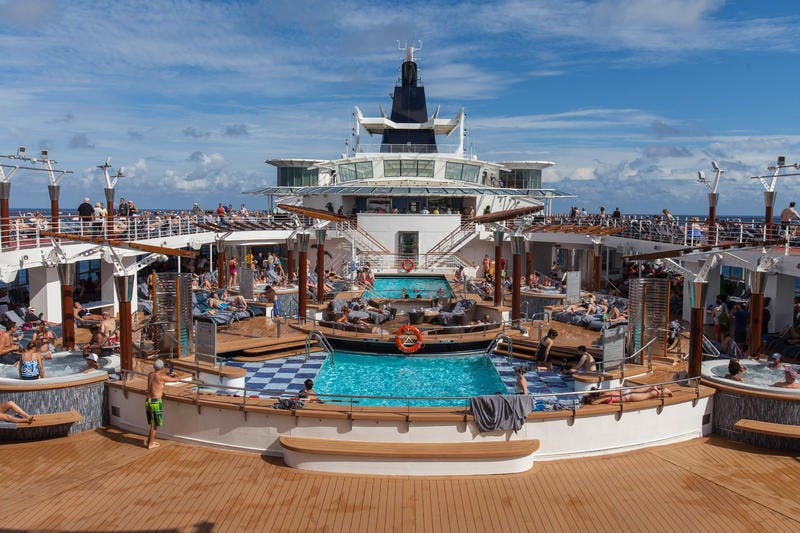Main Pool and Hot Tubs on Celebrity Constellation Cruise Ship - Cruise ...
