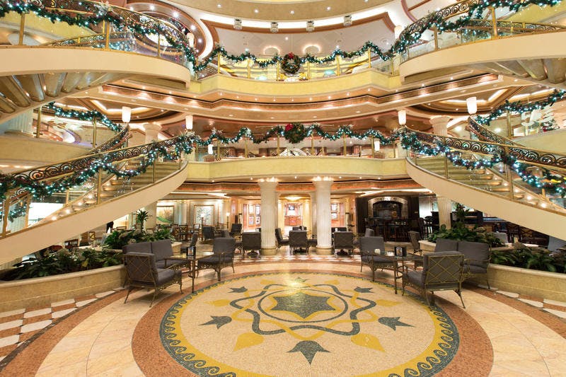 The Piazza on Crown Princess Cruise Ship - Cruise Critic