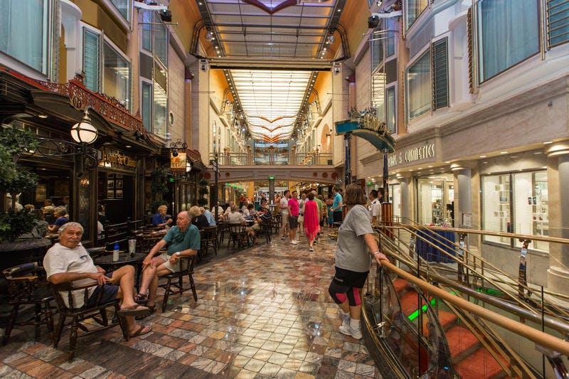 Royal Promenade on Royal Caribbean Liberty of the Seas Cruise Ship ...