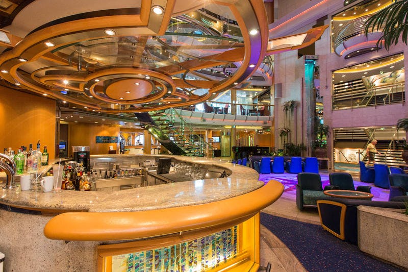 Atrium Bar on Royal Caribbean Radiance of the Seas Cruise Ship - Cruise ...