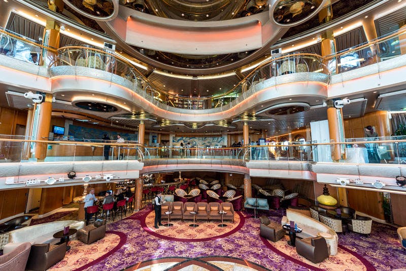 Atrium on Royal Caribbean Rhapsody of the Seas Cruise Ship - Cruise Critic