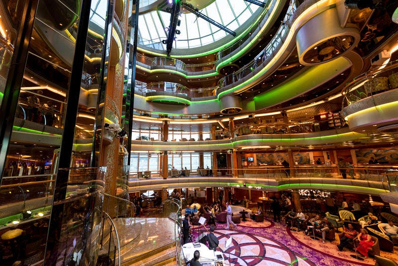 Atrium on Royal Caribbean Rhapsody of the Seas Cruise Ship - Cruise Critic