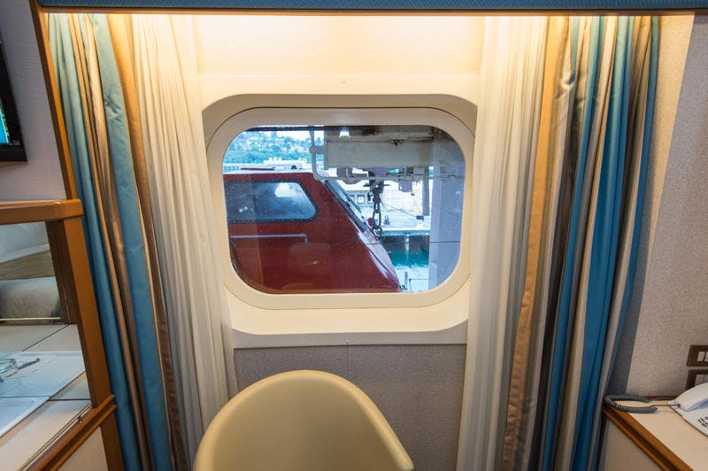 Ocean-View Cabin (Obstructed View) on Ruby Princess Cruise Ship ...