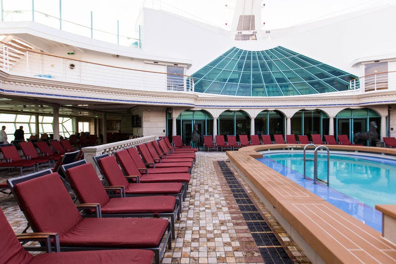 Solarium Pool on Royal Caribbean Explorer of the Seas Cruise Ship ...