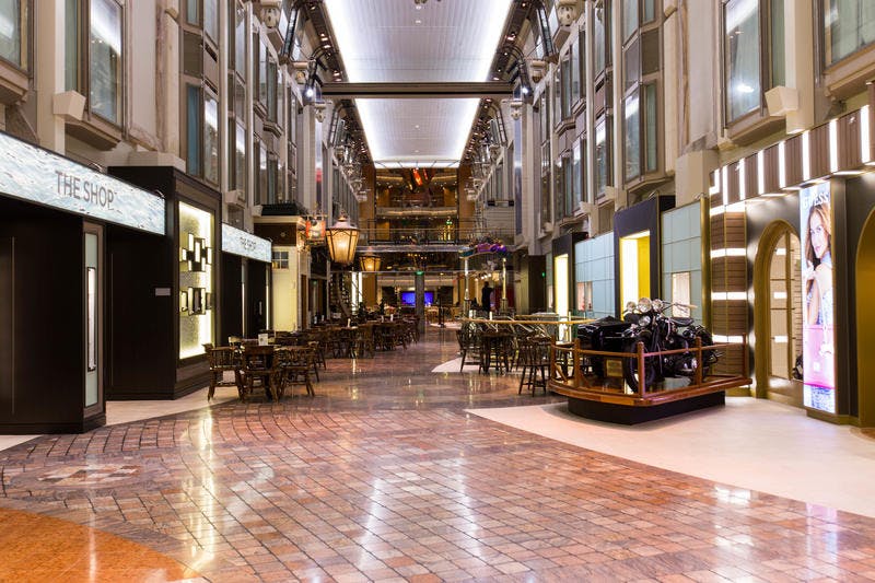 Royal Promenade on Royal Caribbean Explorer of the Seas Cruise Ship ...