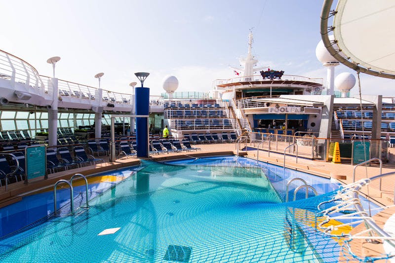 Main Swimming Pools on Royal Caribbean Explorer of the Seas Ship ...