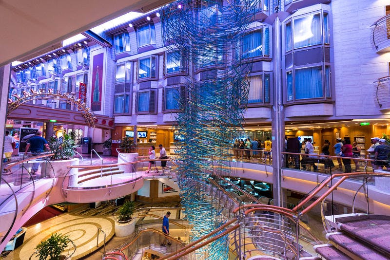 Royal Promenade on Royal Caribbean Adventure of the Seas Cruise Ship ...